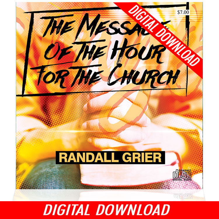 The Message Of The Hour For The Church (Single MP3 Download)